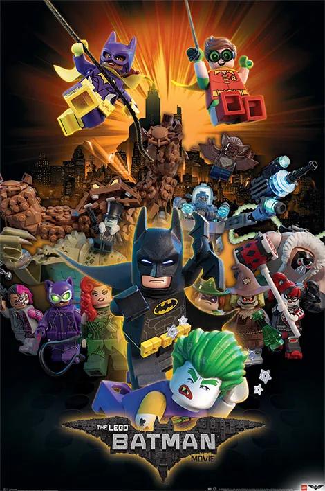 Plakát, Obraz - Lego Batman - Boom, (61 x 91,5 cm)