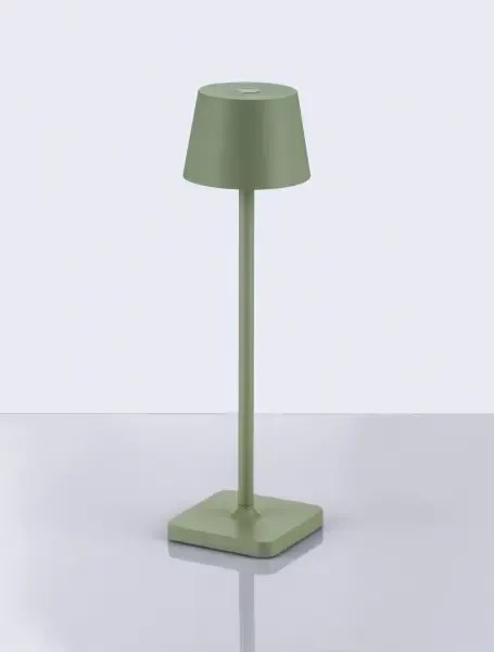 Venkovní stolní lampa Deck zelená