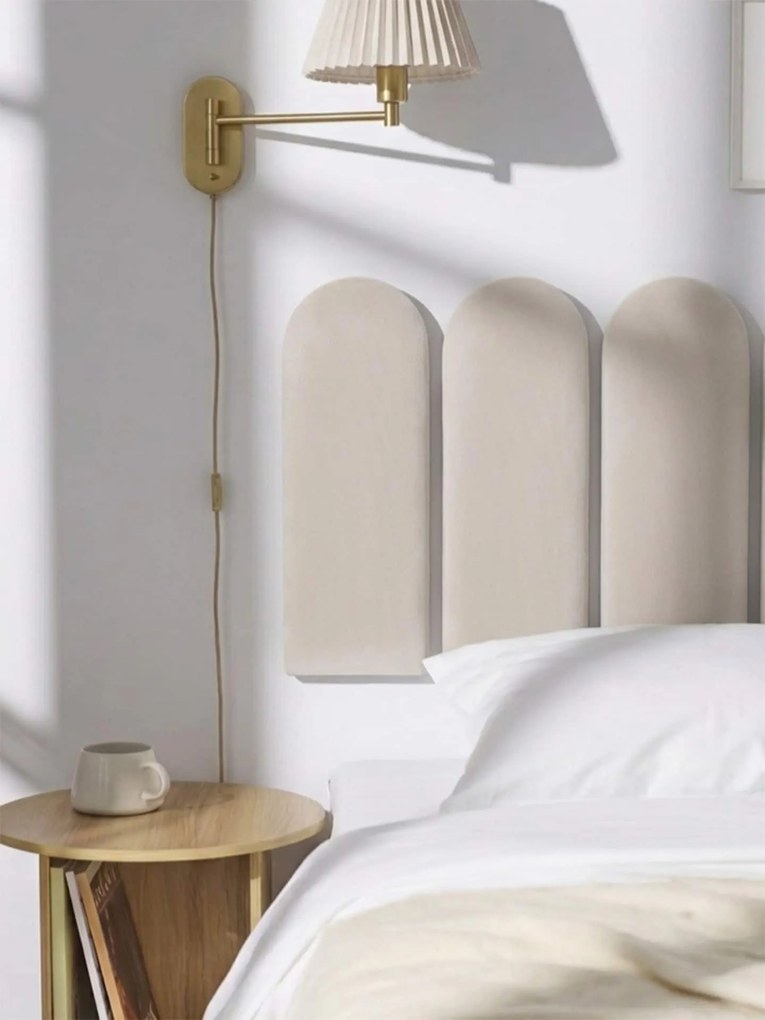 Sinsay - Čalouněné stěnové panely 2 pack - béžová