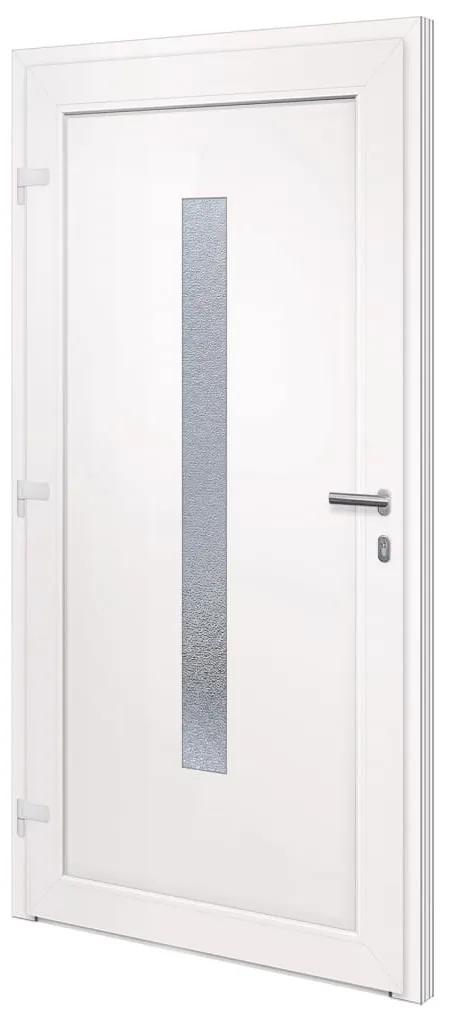 Vchodové dveře antracitové 108 x 200 cm PVC,  3157087
