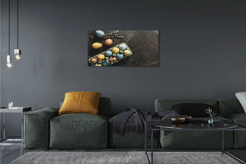 Obrazy na plátně vejce base 140x70 cm