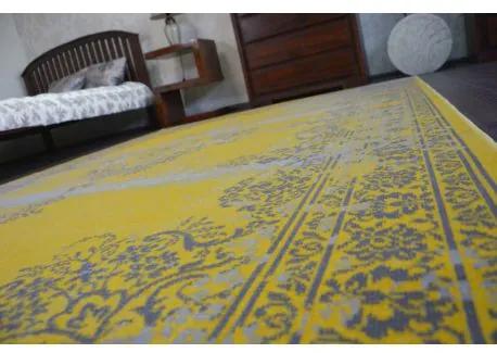 koberec VINTAGE Růžice 22206/025 žlutá velikost 200x290 cm | krásné koberce cz