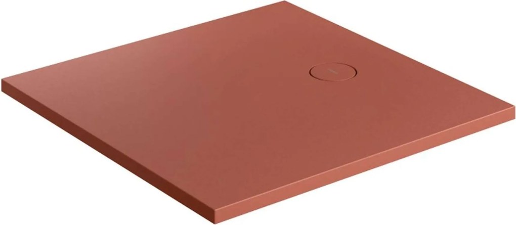 OMNIRES Aquarock M+ - Sprchová vanička 80x80 cm, červená AQUAROCK80-KTE