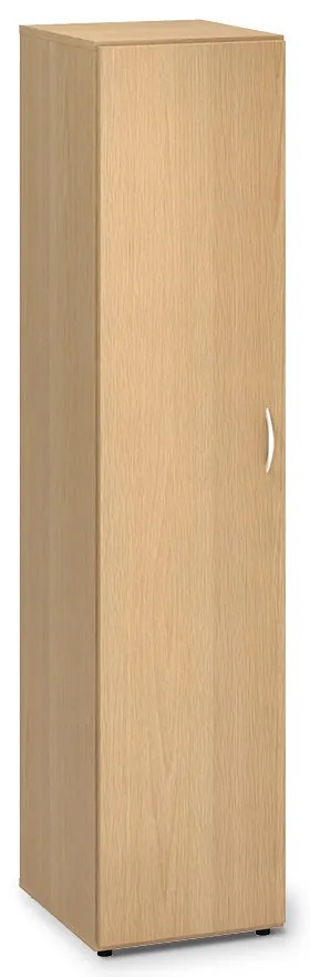 Vysoká úzká skříň ProOffice 40 x 47 x 178 cm, levá, buk