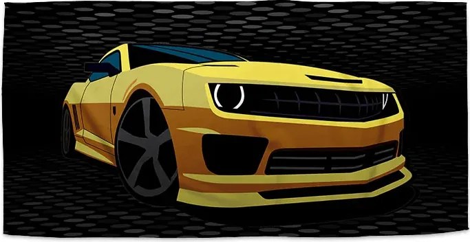 Sablio Ručník Chevrolet Camaro Puntíky - 50x100 cm