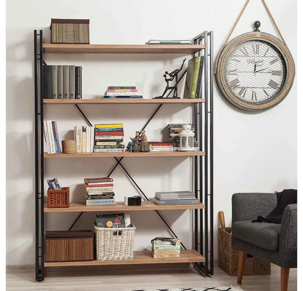 Designový regál Ilaria II 180 cm borovice