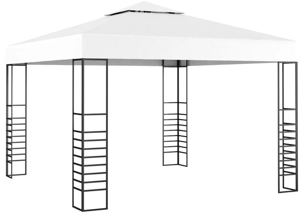vidaXL Marketos Zahradní altán 3 x 3 m bílý