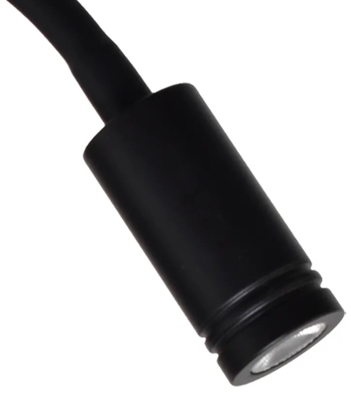 Nástěnné LED svítidlo Base1, 1x LED 8+2w, 4000k, b, vypínač