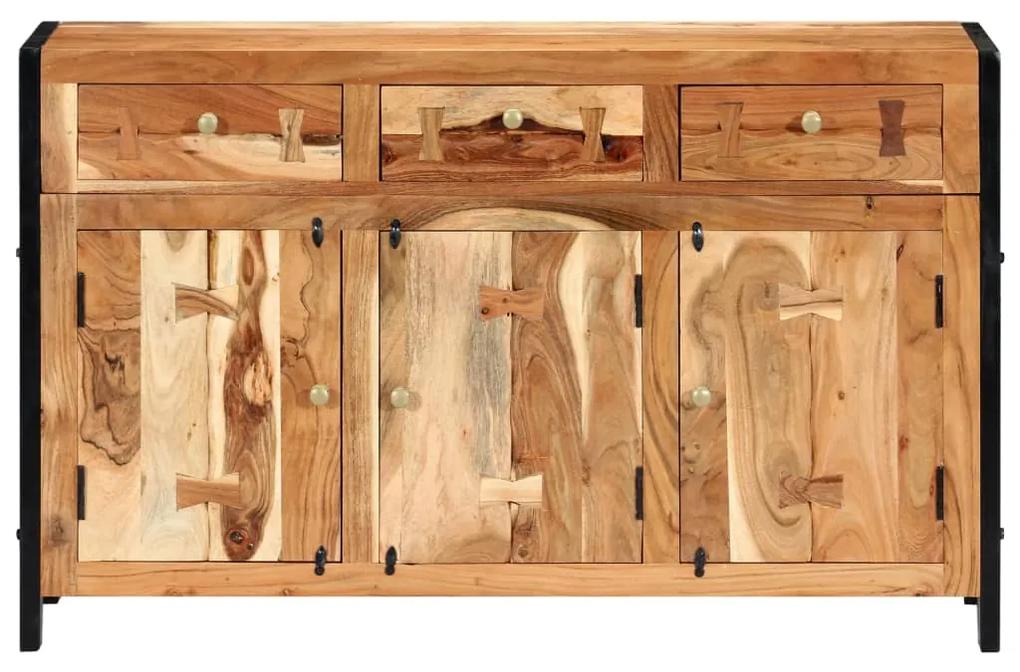 Příborník 120 x 35 x 75 cm masivní akáciové dřevo,  247449