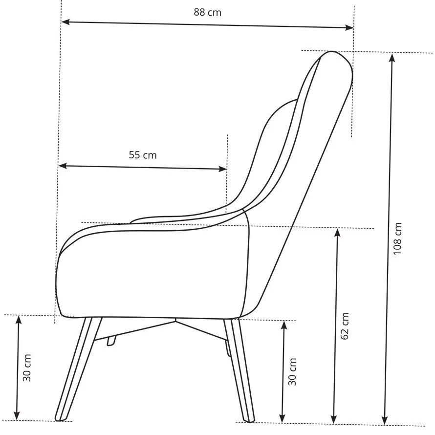 Křeslo ELIS CARO | VÝBĚR LÁTEK