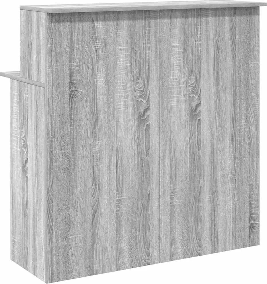 vidaXL Recepční stůl 100x50x103,5 cm kompozitní dřevo [859029] Barva: Betonová šedá
