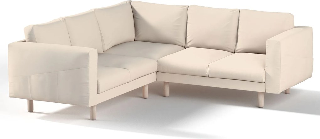 Potah na pohovku IKEA Norsborg rohová 4-místná barva béžová látka pletený vzor