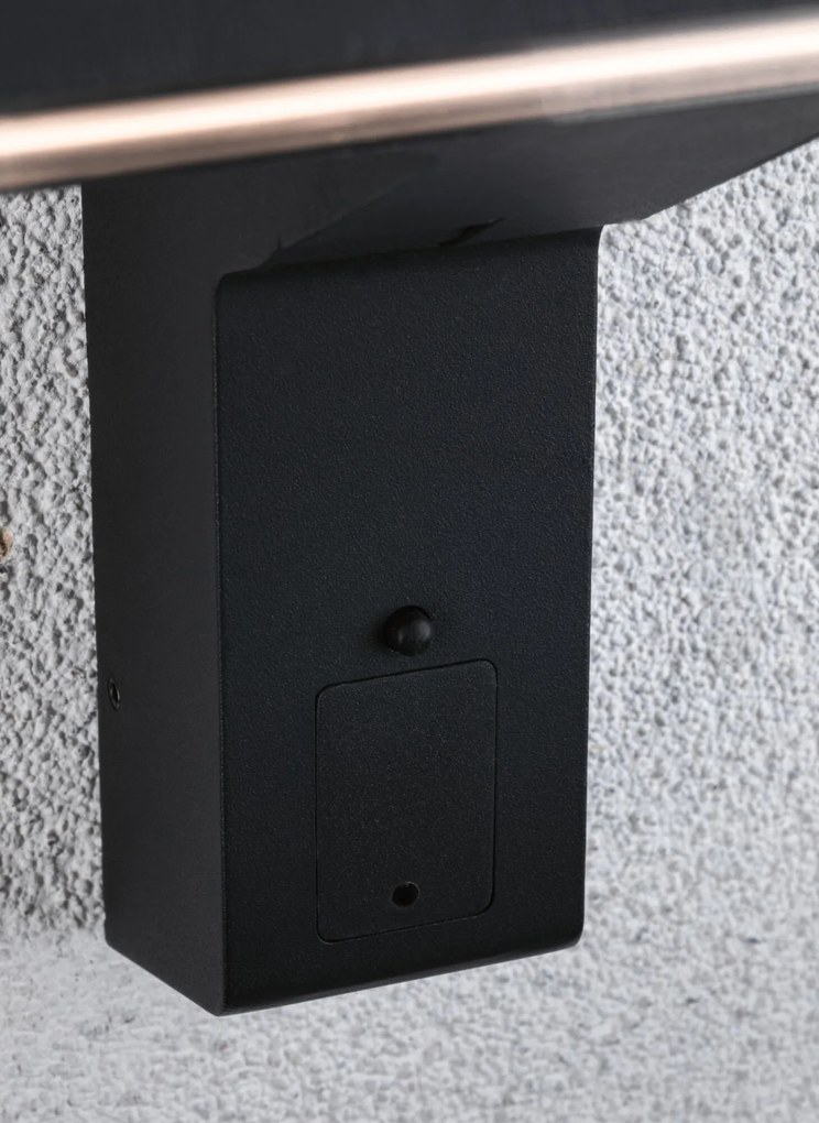 P 94548 LED venkovní nástěnné svítidlo Ito pohybové čidlo horizontální orientace IP44 227x159mm 3000K 6W 230V 65° antracit kov/umělá hmota - PAULMANN