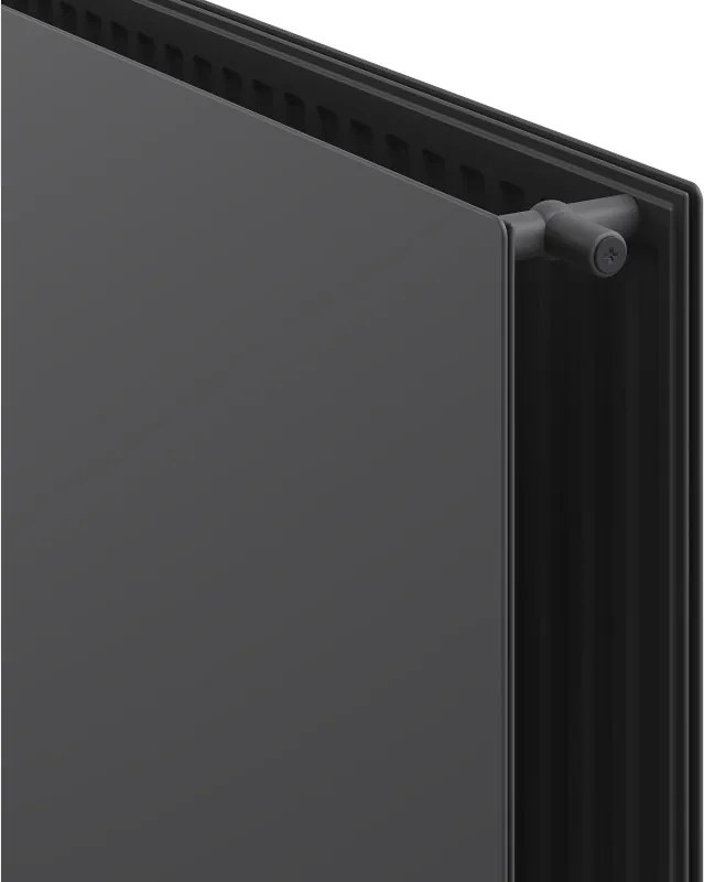 Mexen CHF20 Hygiene Flat deskový radiátor 400 x 400 mm, boční připojení, 288 W, antracit - W420HF-040-040-66