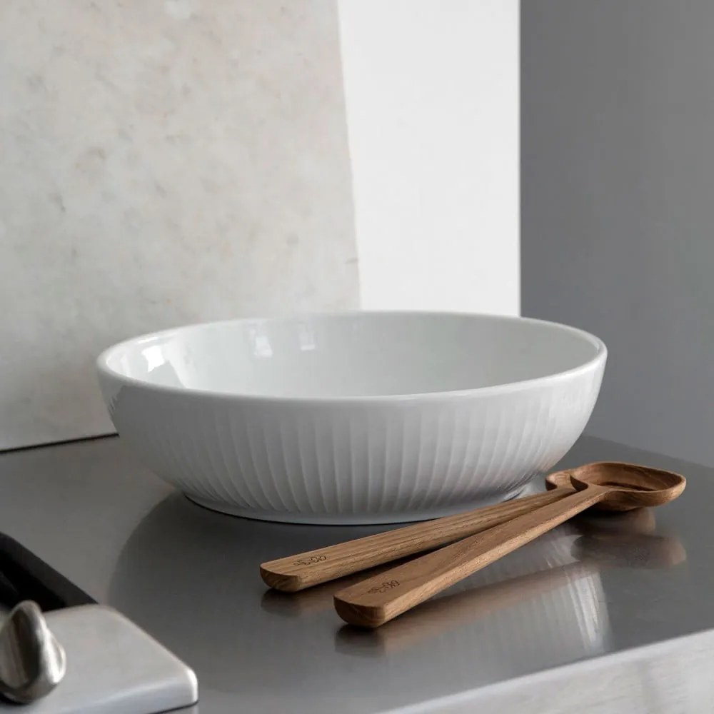 Bílá porcelánová salátová mísa Kähler Design Hammershoi, ⌀ 30 cm