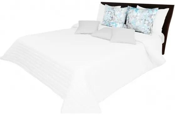 Prošívaný přehoz na postel v bílé barvě Šířka: 170 cm | Délka: 230 cm