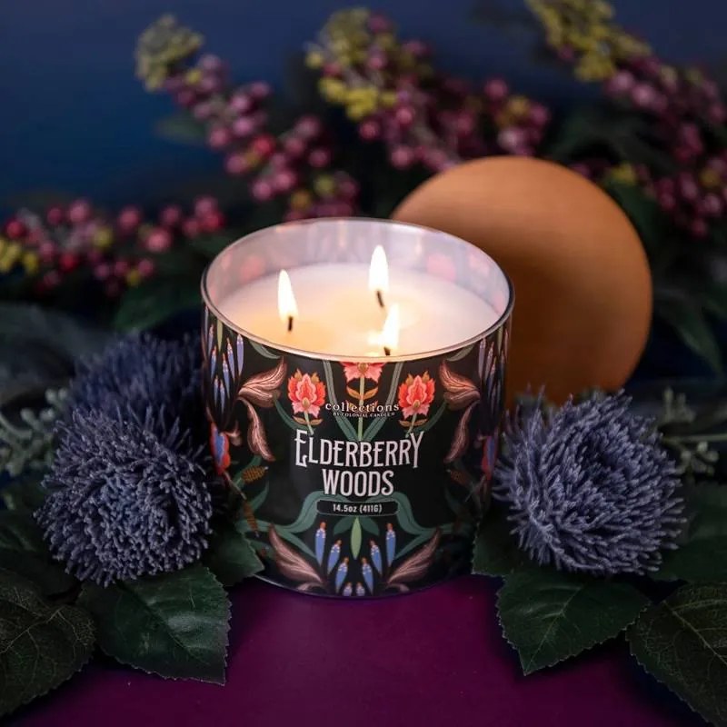 Colonial Candle svíčka Deco Collection Elderberry Woods, 411 g