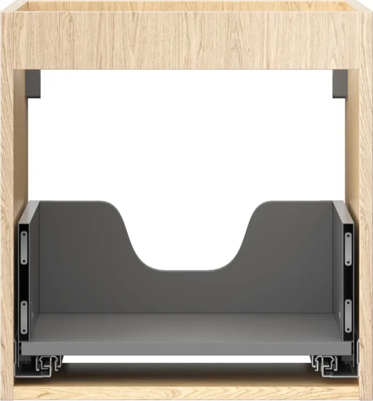 Mexen Box-A, závěsná skříňka 45 cm, 1 zásuvka, dub, 91AX0-0450-470-1-81