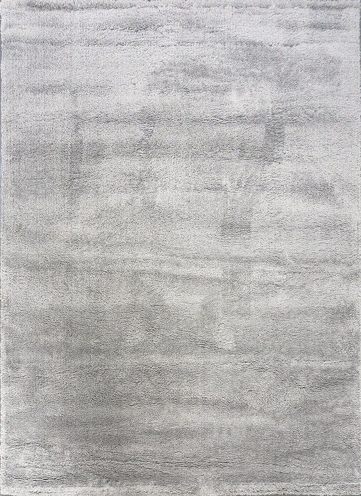 BE Koberec Microsofty 8301 LIGHT GREY - šedý obdélníkový Rozměr: 120x180 cm