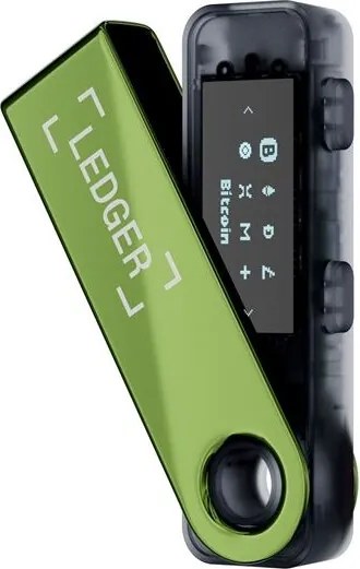 Ledger Nano S Plus krypto peněženka (Android/MacOS/Windows/Ubuntu) Oxidate Green