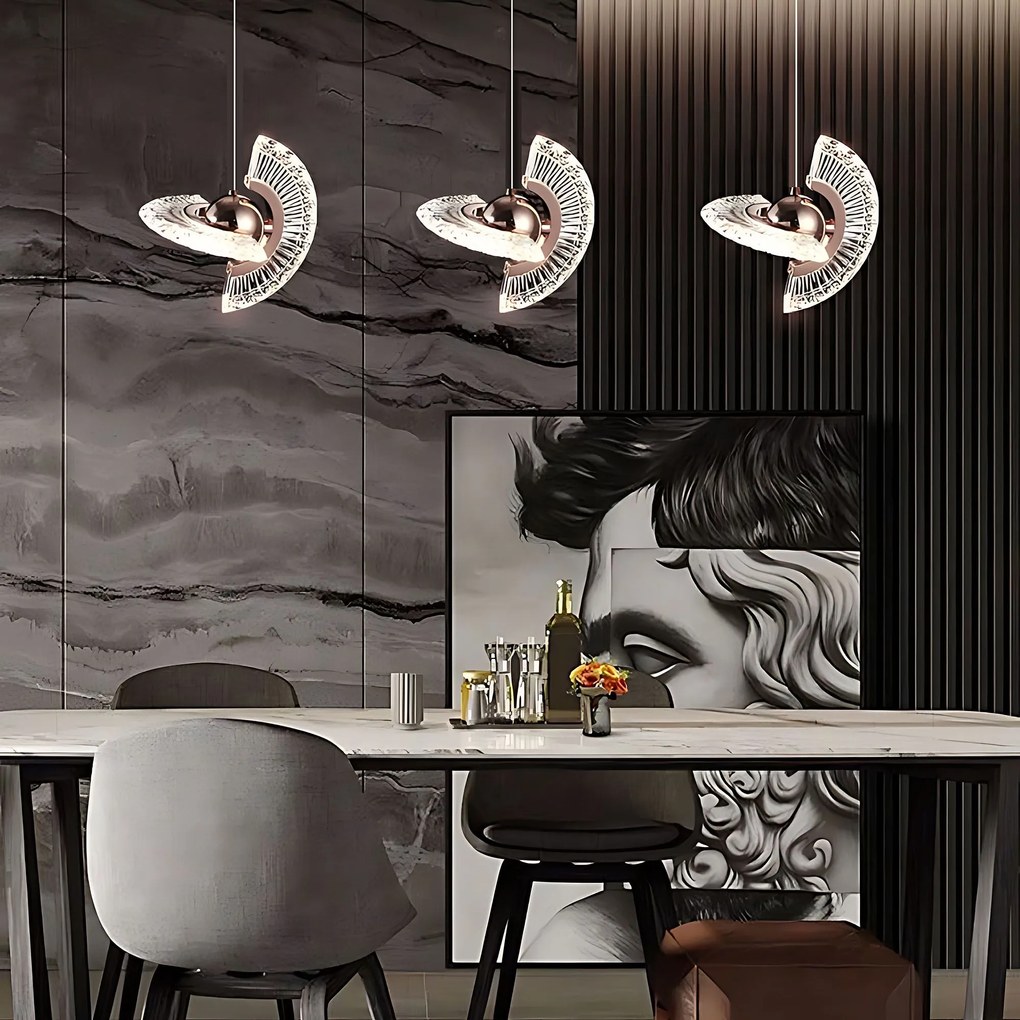 Toolight Závěsné LED osvětlení E19 LHJ108-2CP zlaté