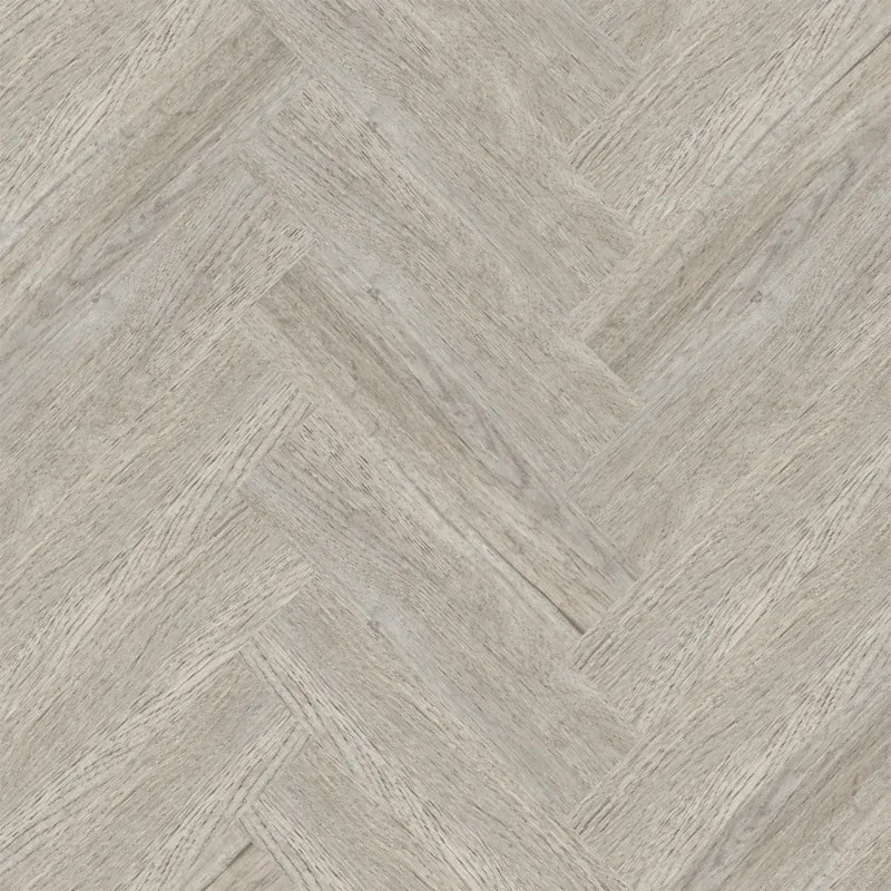 Vinylová podlaha BRASED Ecoline Herringbone HB lepený 9506 Dub bílý polární 6,43 m²