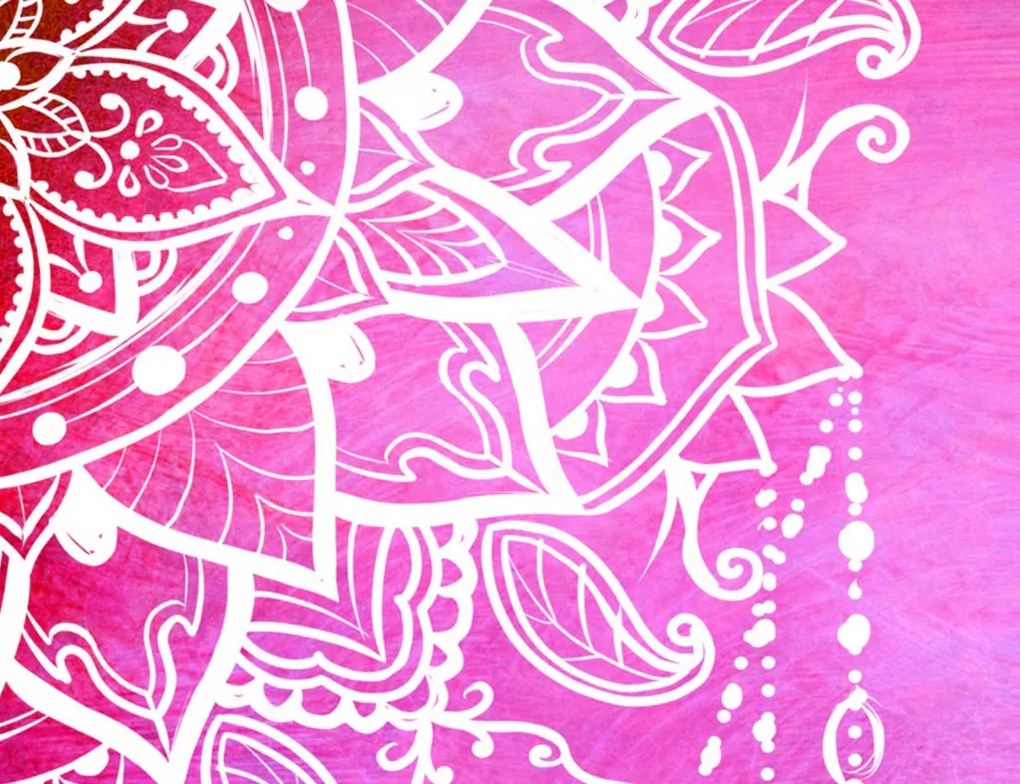 Obraz mandala snů Pink Velikost (šířka x výška): 120x80 cm
