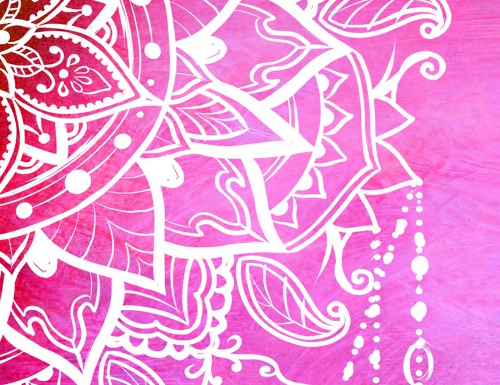 Obraz mandala snů Pink Velikost (šířka x výška): 90x60 cm