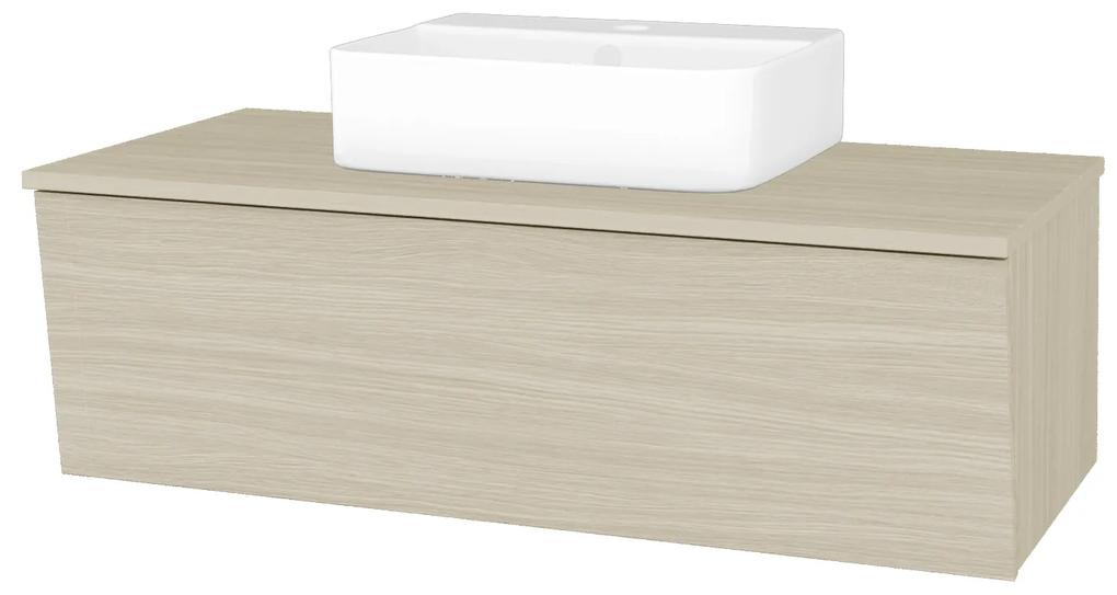 Dřevojas Koupelnová skříň INVENCE SZZ 100 (umyvadlo Joy 3) Varianta: L01 Bílá vysoký lesk / IND Individual