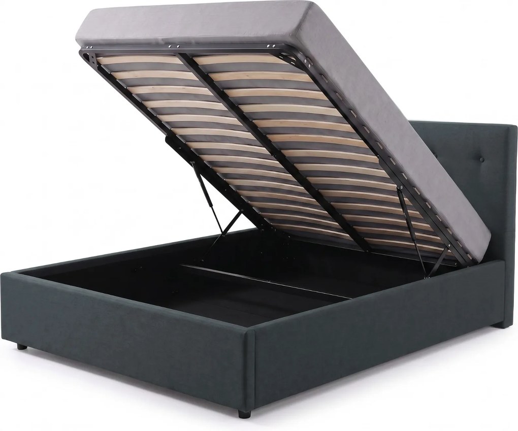 Dormeo Dolce Pro Postel s úložným prostorem Classic šedá
