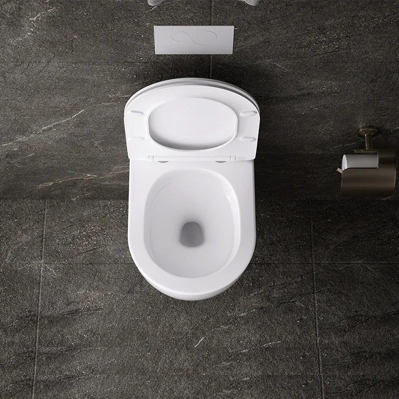 BPS-koupelny Závěsná WC mísa se SoftClose sedátkem HYD-4194, bílá