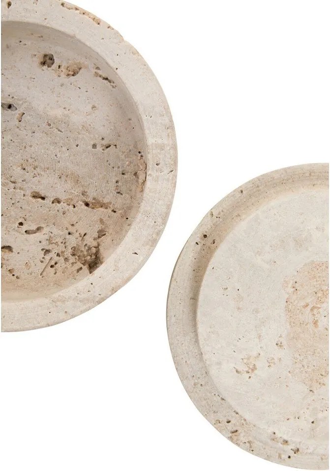 Dekorativní kamenný úložný box v přírodní barvě ø 14x8 cm Tibor – Premier Housewares