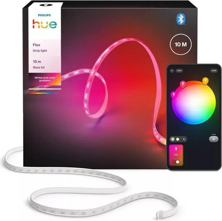 Philips - LED RGBW Stmívatelný pásek Hue FLUX 10m LED/20W/230V 2200-6500K