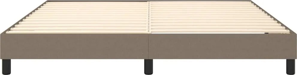 Rám postele s boxspringem taupe 160 x 200 cm textil 3120528