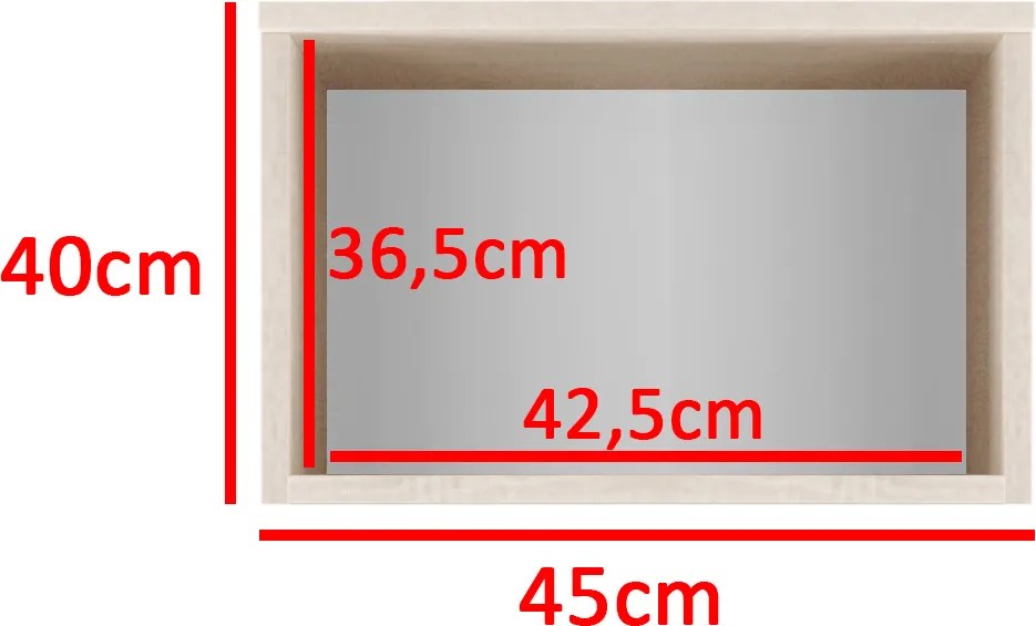 Eka Předsíňová stěna s čalouněnými panely Trinity 32 - Dub Artisan s černou / Světlá modrá 2322