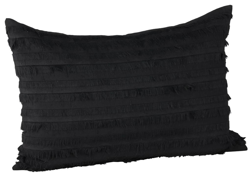 Povlak na polštář Edith, černý, 40x60