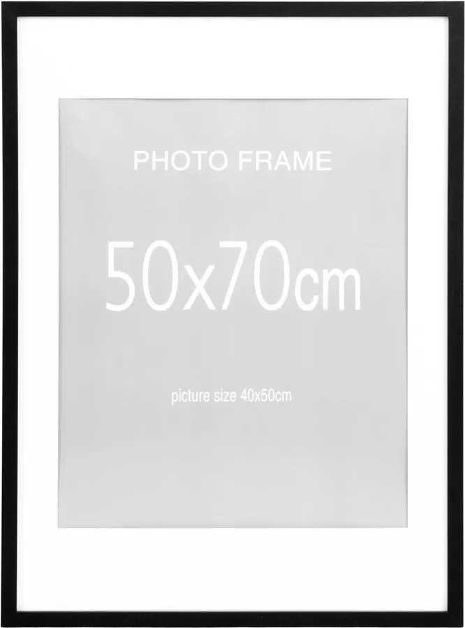 Černé rámečky v sadě 5 ks 50x70 cm Marbella – House Nordic