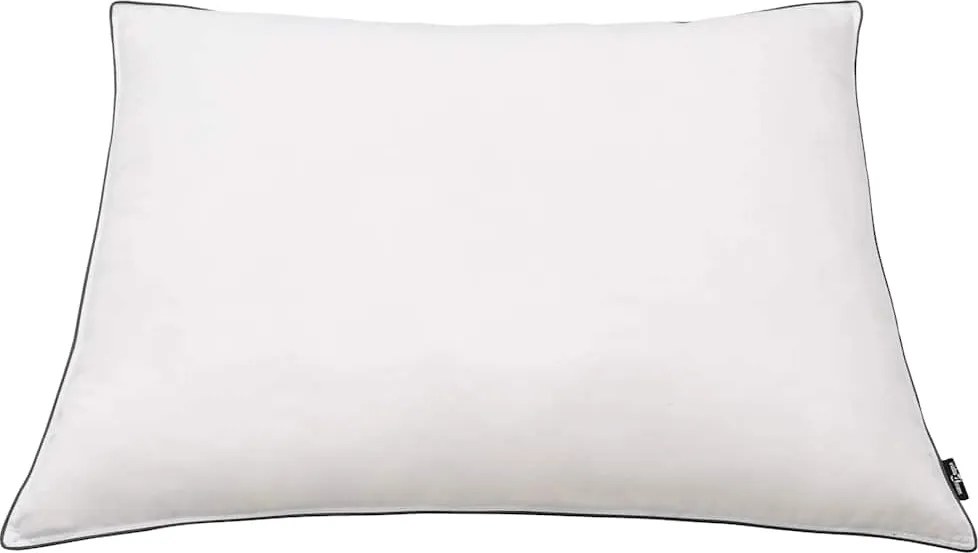 Polštáře 2 ks výplň z prachového peří/peří lehké 70x60 cm bílé 132893