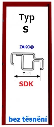 Kooperativa - Ocelová zárubeň do SDK typ S 105803