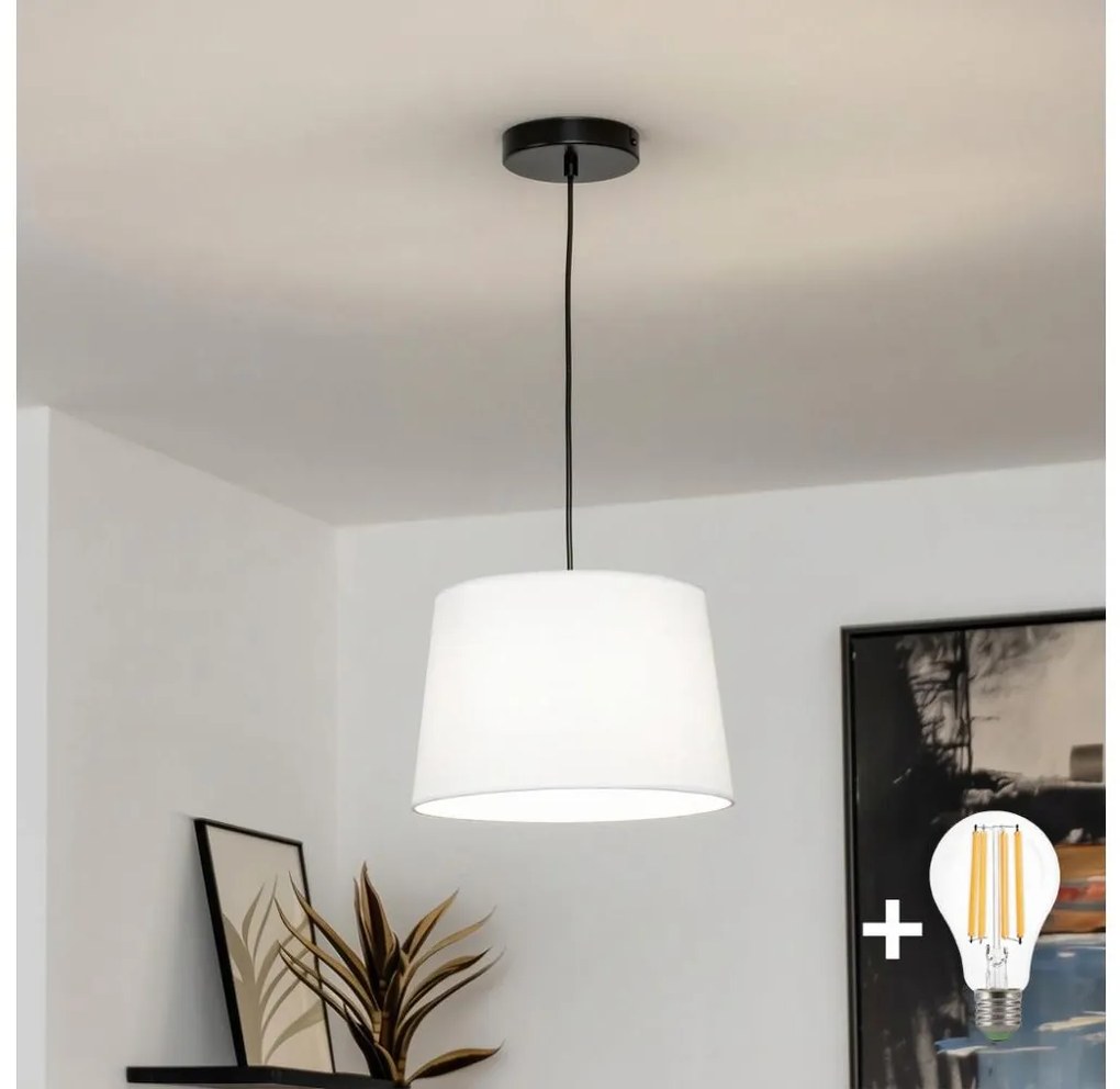 Brilagi - LED Lustr na lanku CERIA 1xE27/40W/230V pr. 30 cm bílá