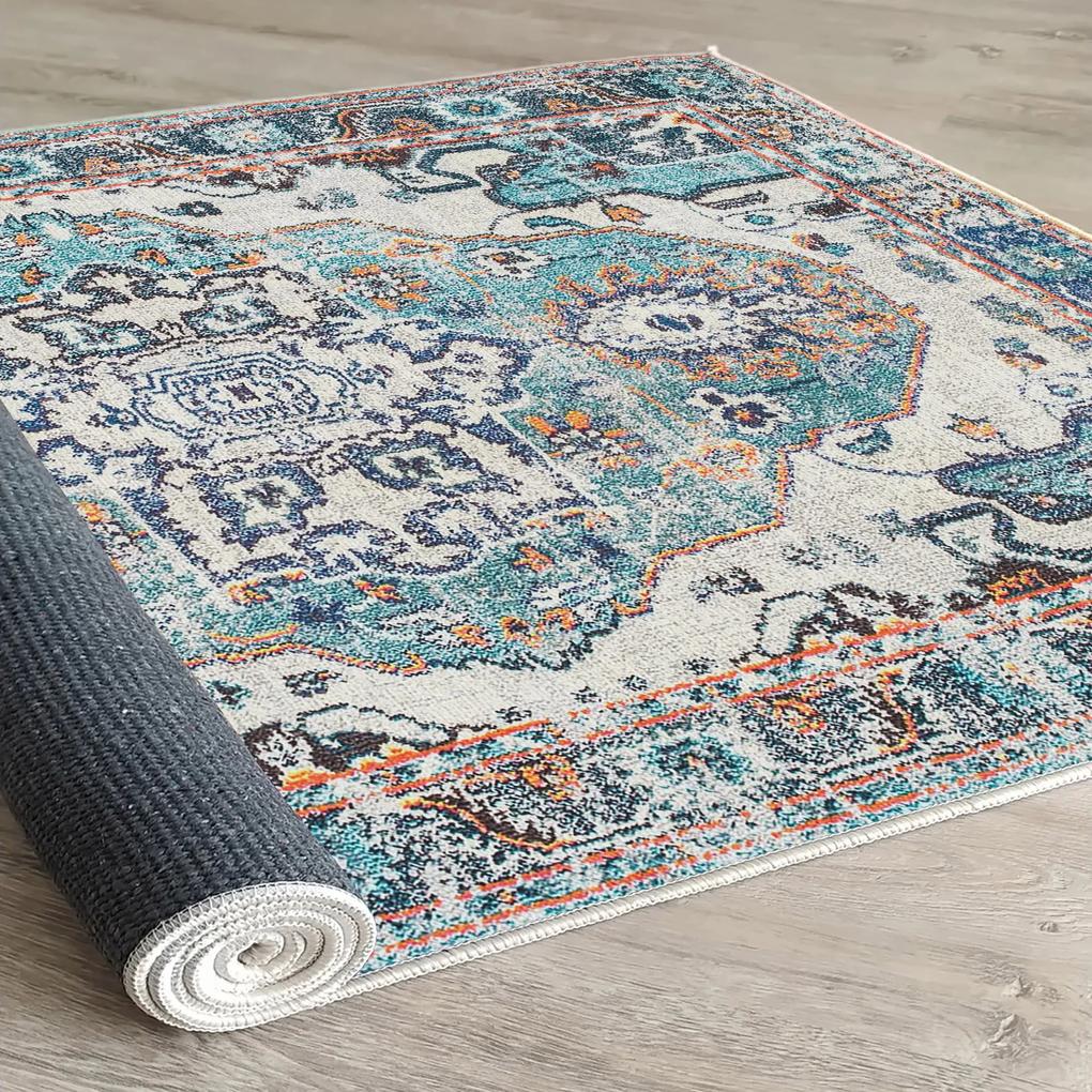 Conceptum Hypnose Kusový koberec Woopamuk241, Modrá Rozměr koberce: 140 x 220 cm