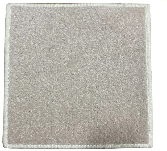Betap koberce Kusový koberec Eton 60 bílý čtverec - 80x80 cm
