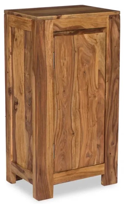 furniture-nabytek.cz - Masivní koupelnová skříňka pod umyvadlo Leostone z palisandru, lakovaná, hnědá – 42×30×80 cm