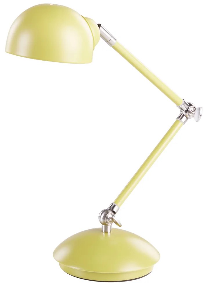 Kancelářská lampa, nastavitelná, žlutá, 60 cm, HELMAND
