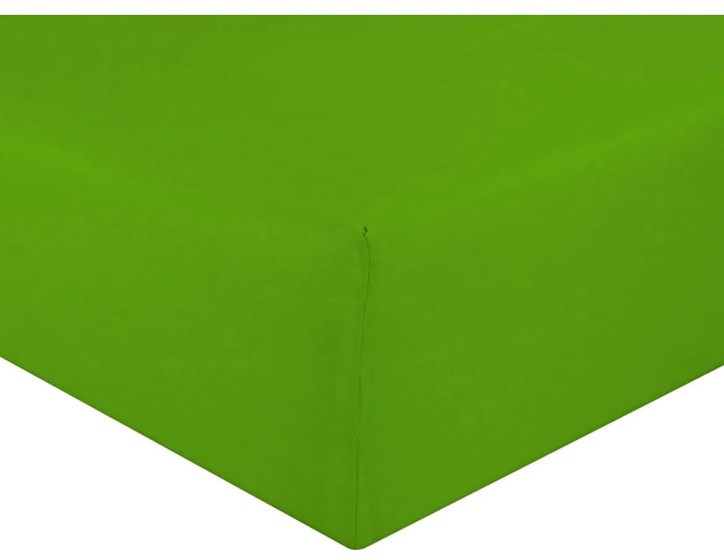 Prostěradlo jersey zelená kiwi TiaHome - 60x120cm