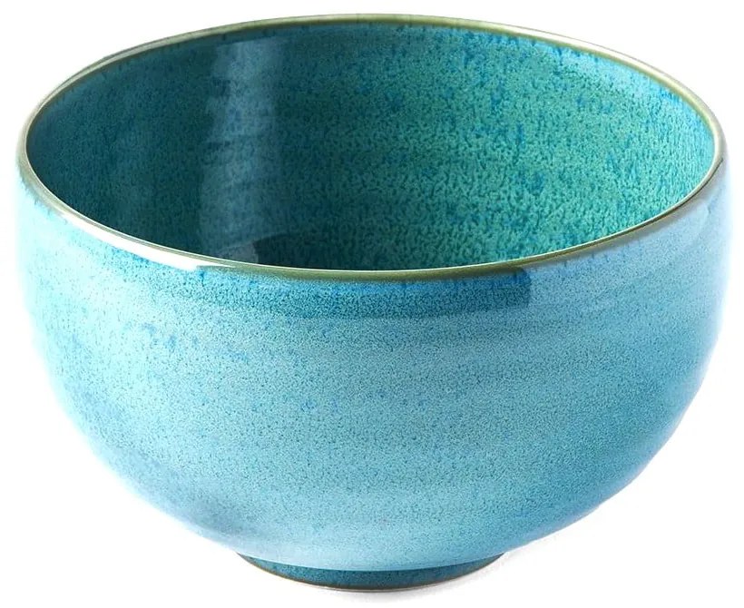 Tyrkysově modrá keramická miska MIJ Peacock, ø 13 cm