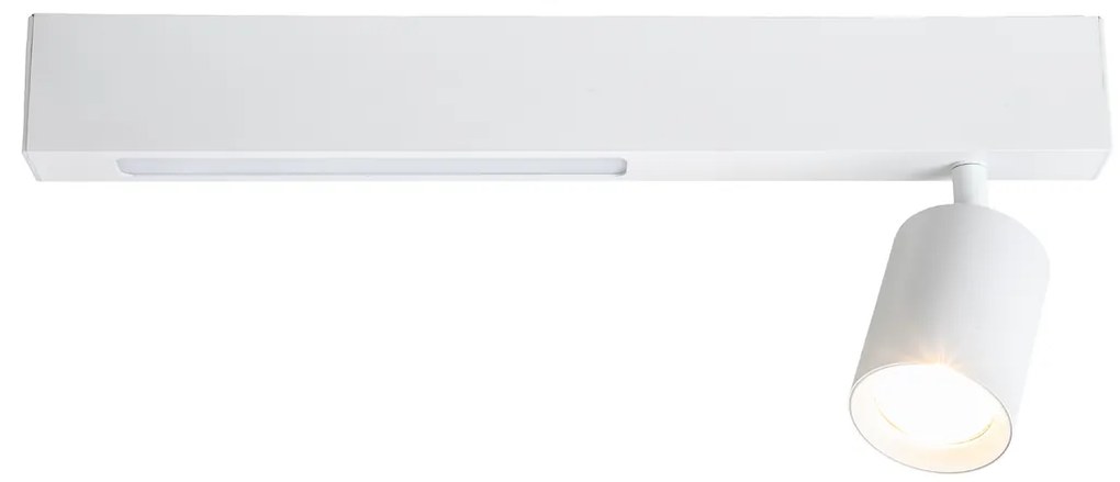 Stropní svítidlo Magnet, 1x bílé kovové stínítko + 1x LED 5W, w