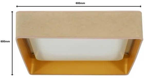 Brilagi-LED Stmívatelné svítidlo VELVET SQUARE LED/36W/230V Wi-Fi Tuya+DO béžová