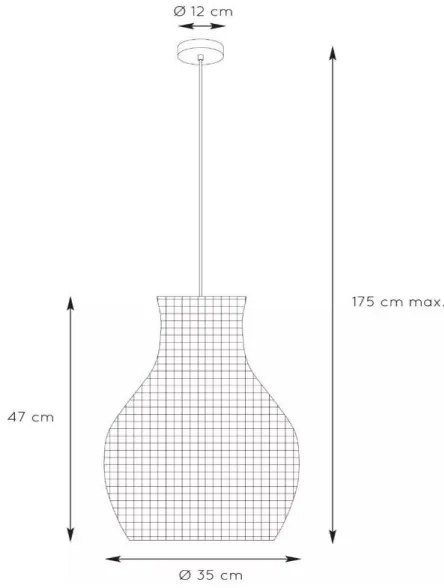 Lucide 03438/35/72 - Lustr na lanku ALBAN 1xE27/40W/230V béžová