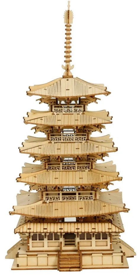 Robotime Rolife 3D Dřevěná Pagoda TGN02 275 ks